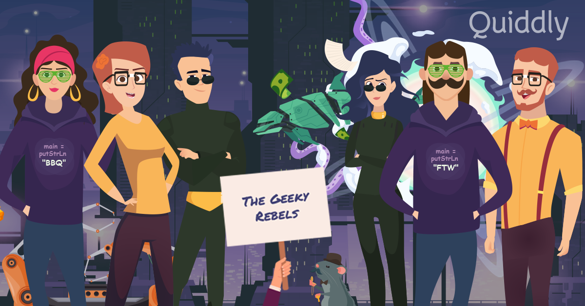 Quiddly is growing and looking for 6 new team members!